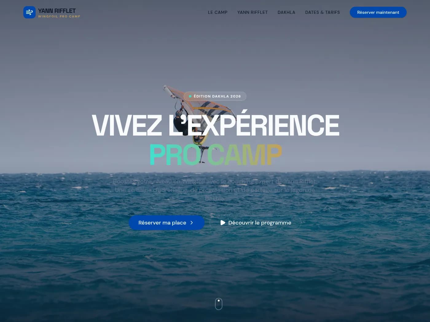 Yann Rifflet Pro Camp Site