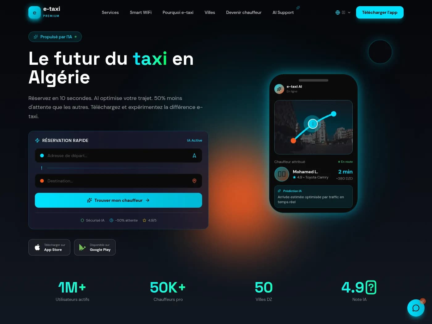 Yassir Taxi Clone DZ