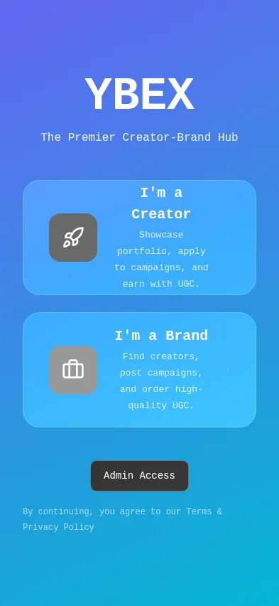 YBEX Creator Connect