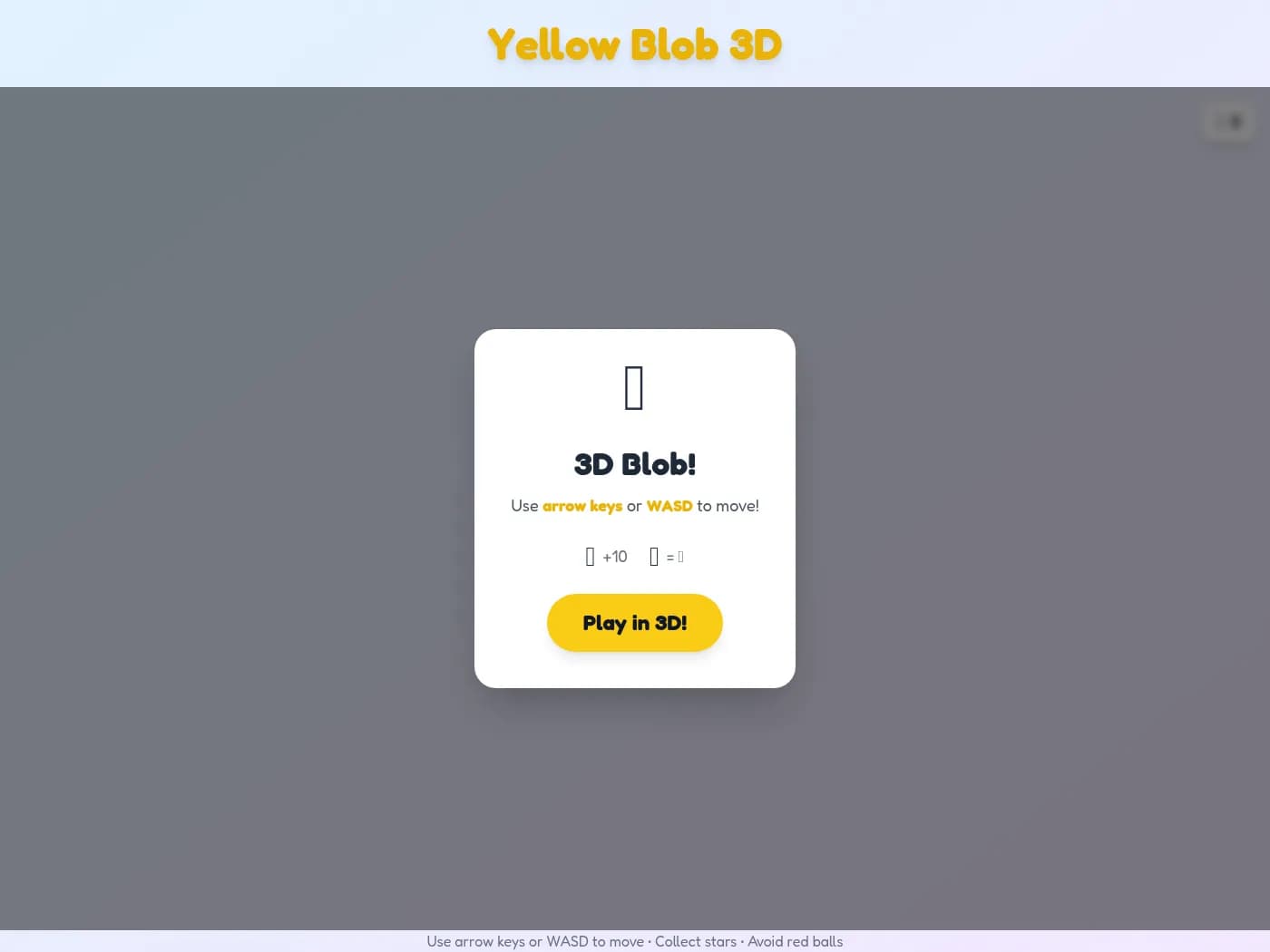 Yellow Blob Game