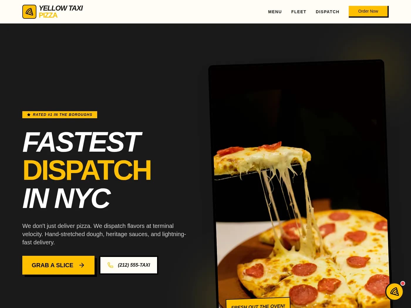 Yellow Taxi Pizza Bot