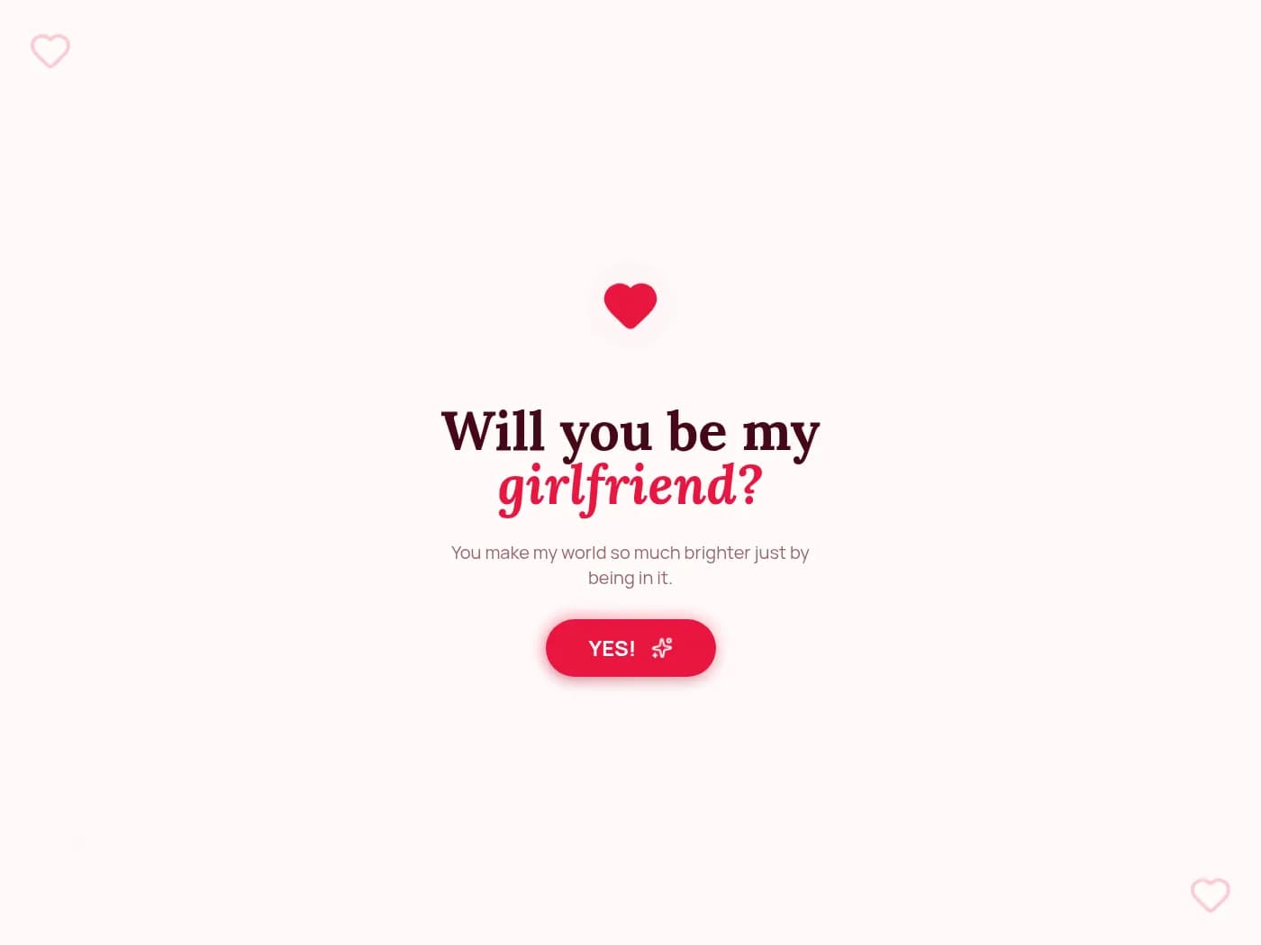 Yes Only Proposal Site