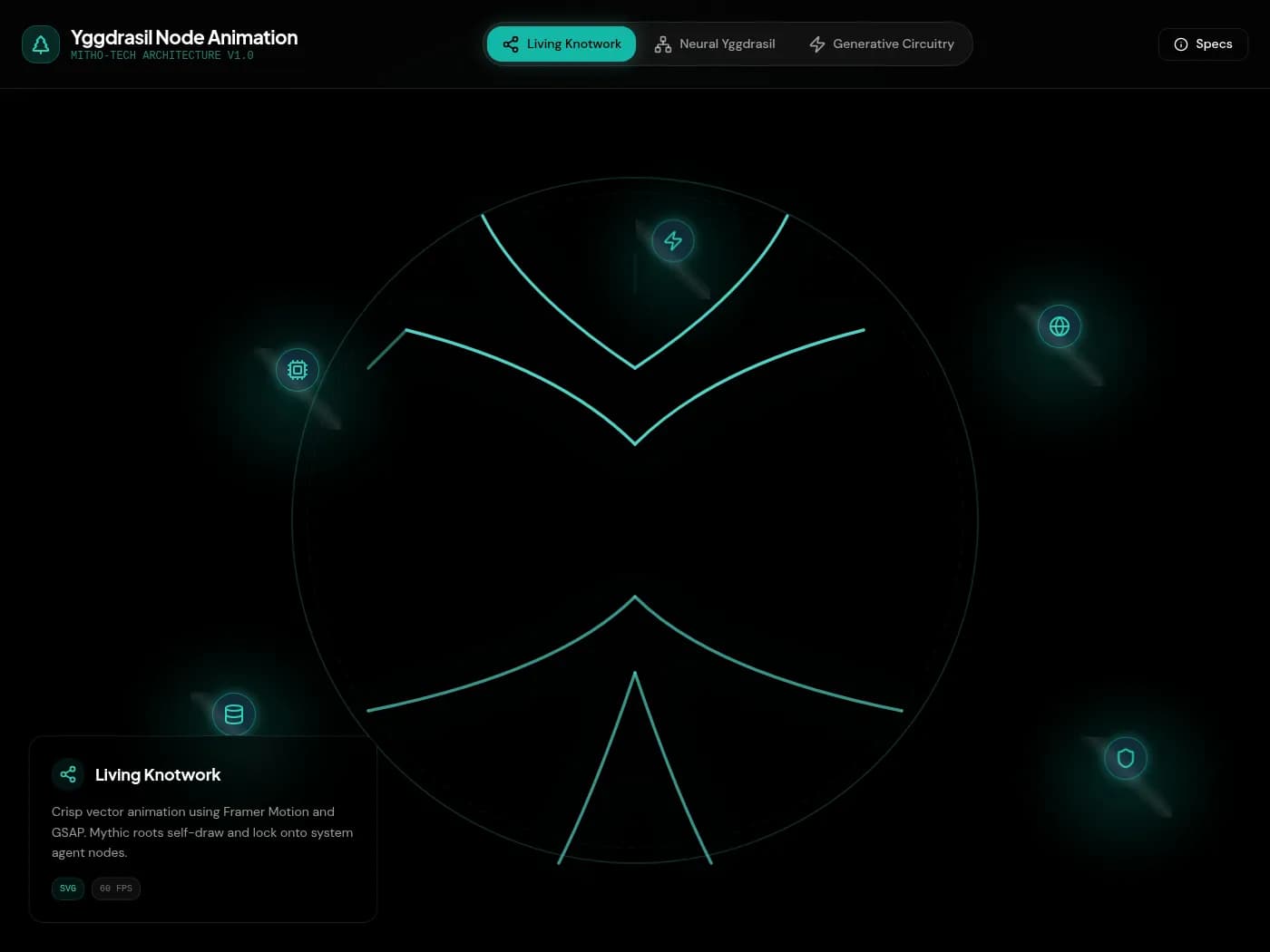 Yggdrasil Node Animation