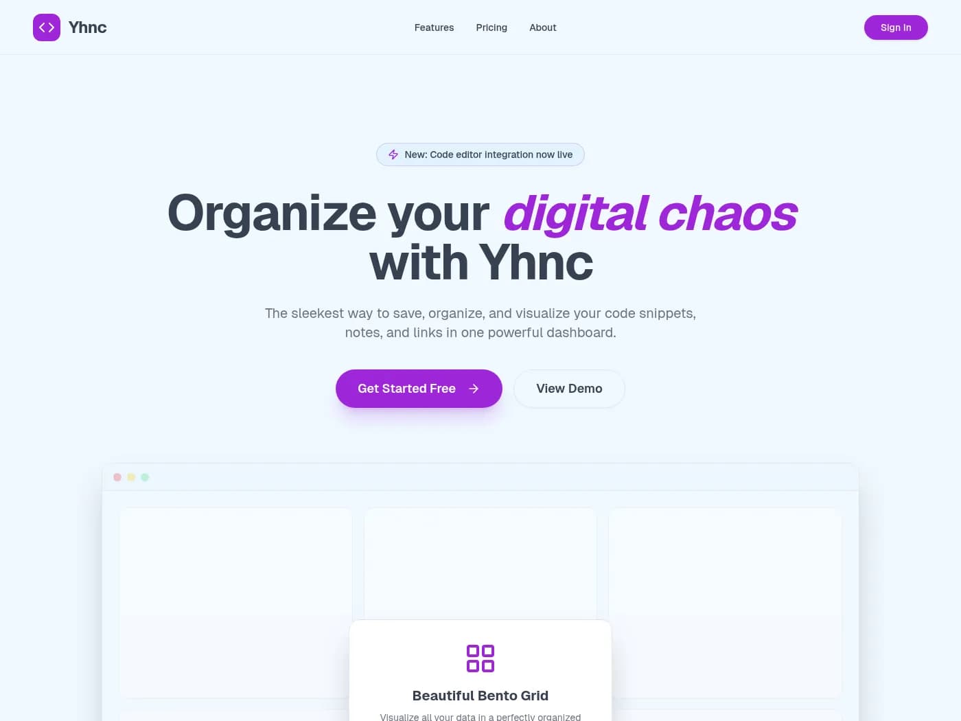 Yhnc Dashboard