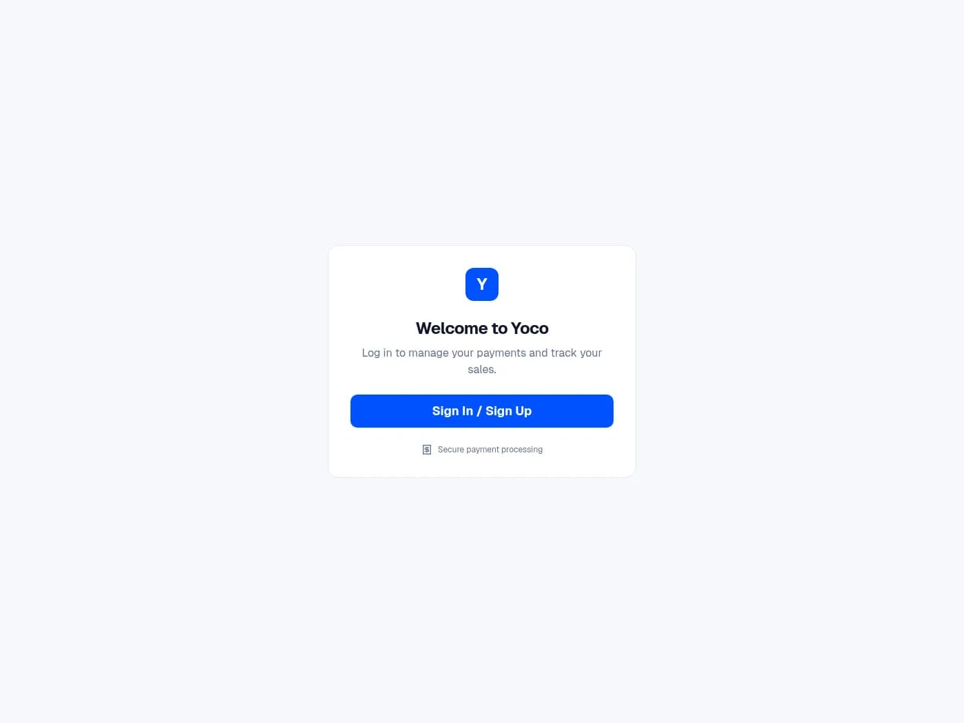 Yoco Payments Clone