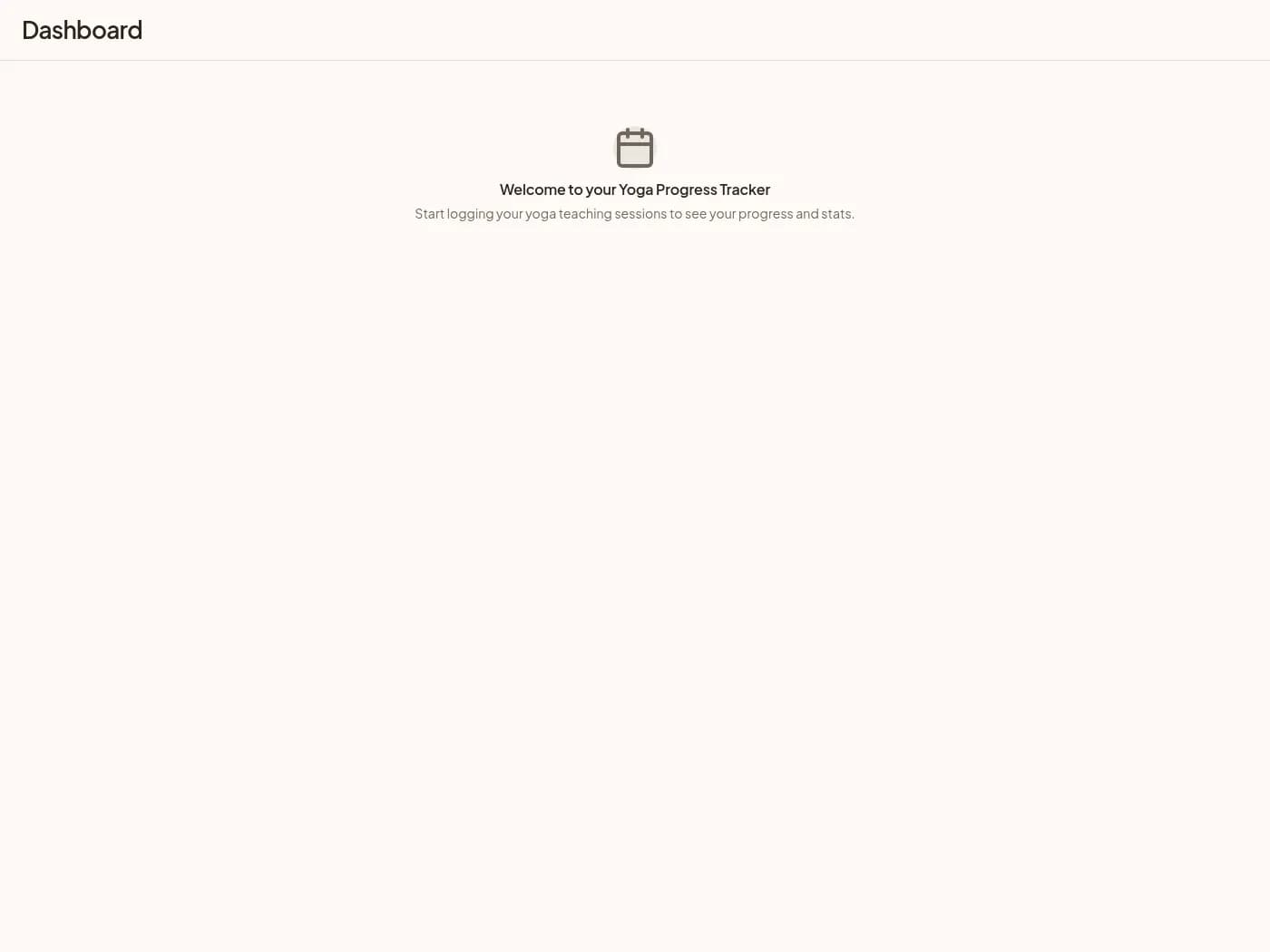 Yoga Progress Tracker