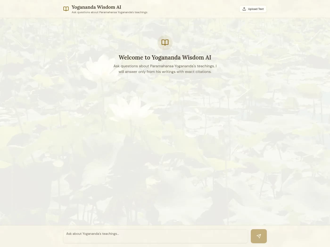 Yogananda Wisdom AI