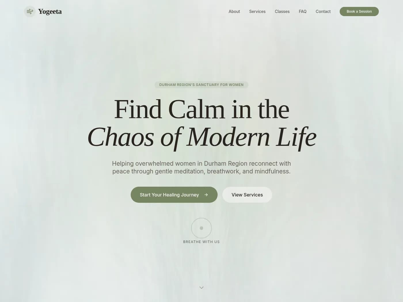 Yogeeta Wellness Website