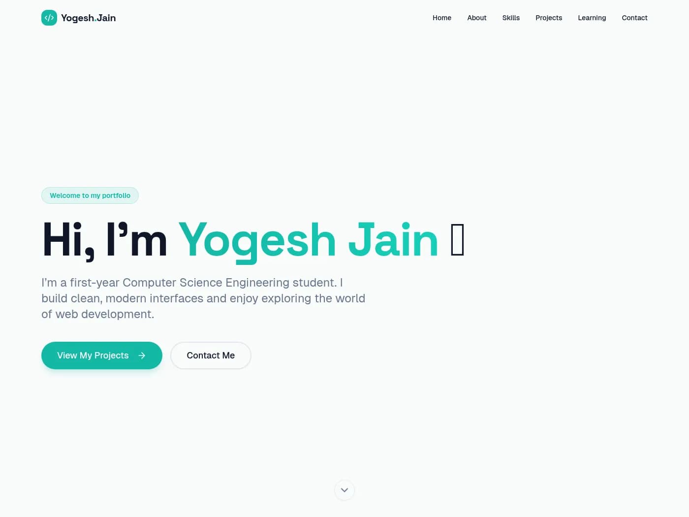 Yogesh Portfolio