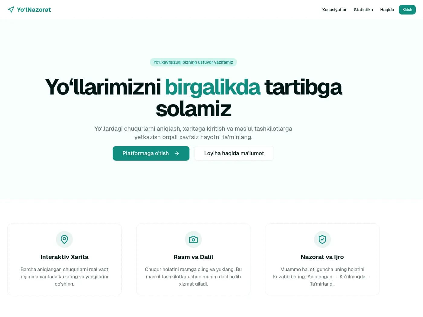 Yo‘lNazorat