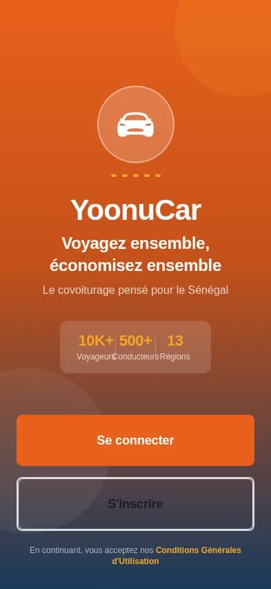 YoonuCar Sénégal Covoiturage