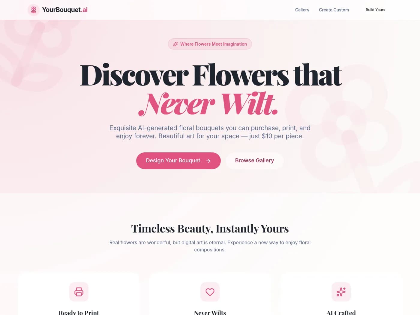 YourBouquet AI Gallery