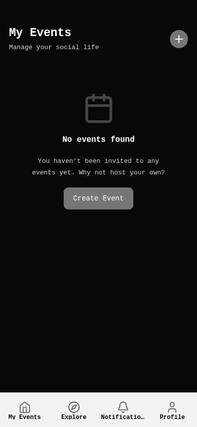 Youth Event Mobile App