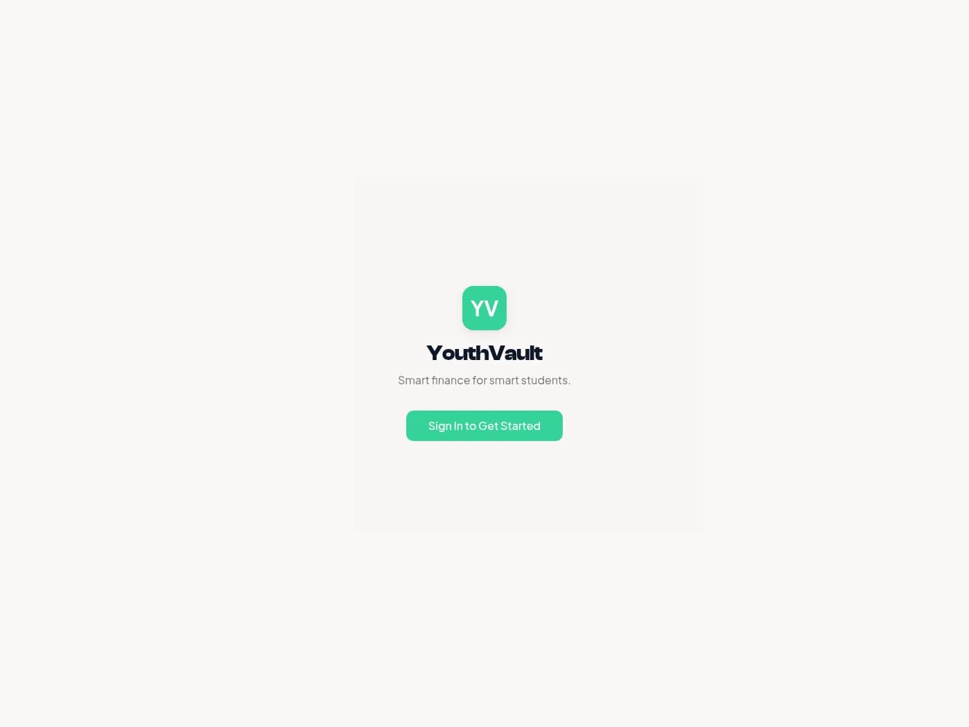 Youth Finance Tracker