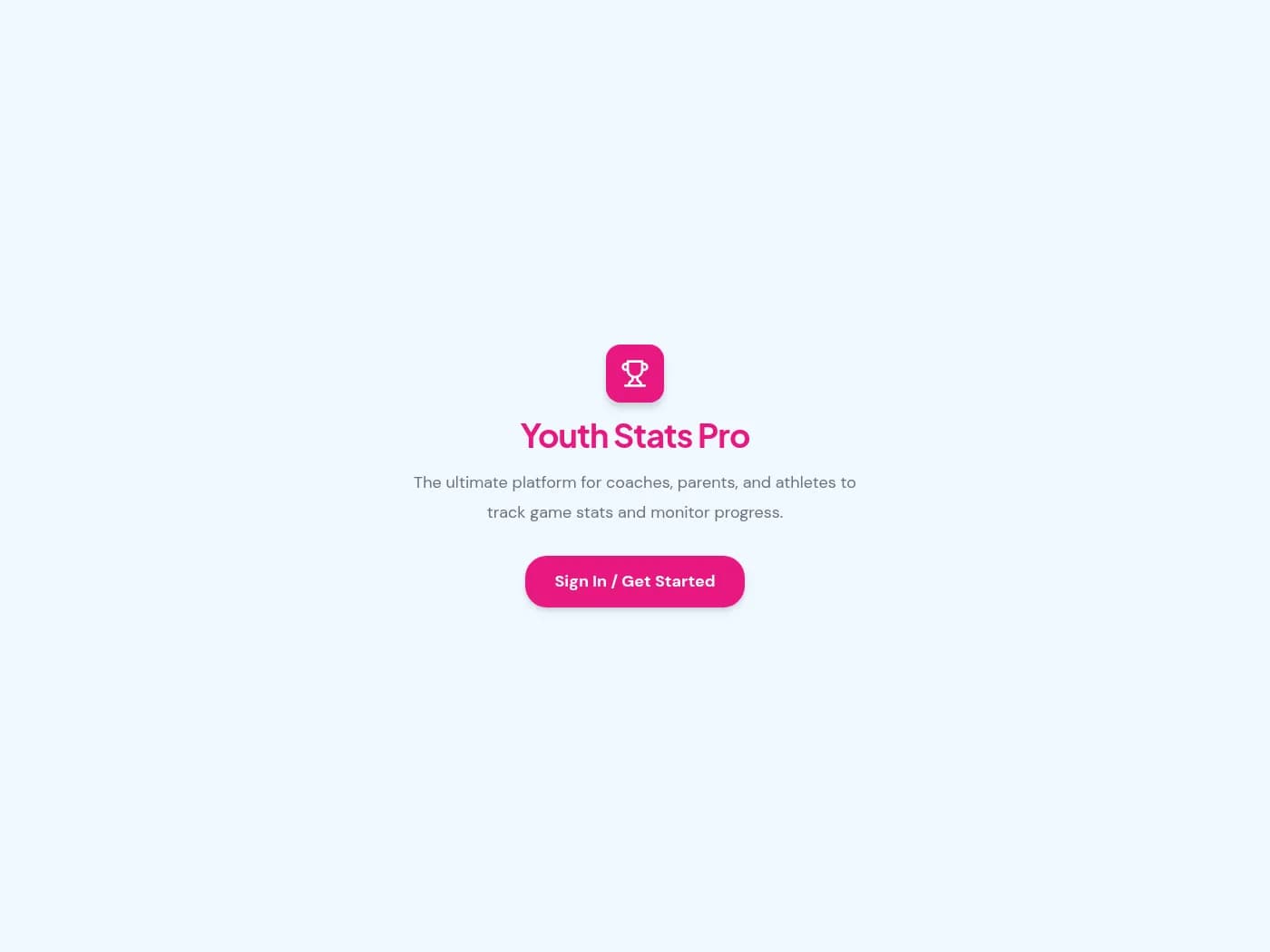 Youth Sports Tracker