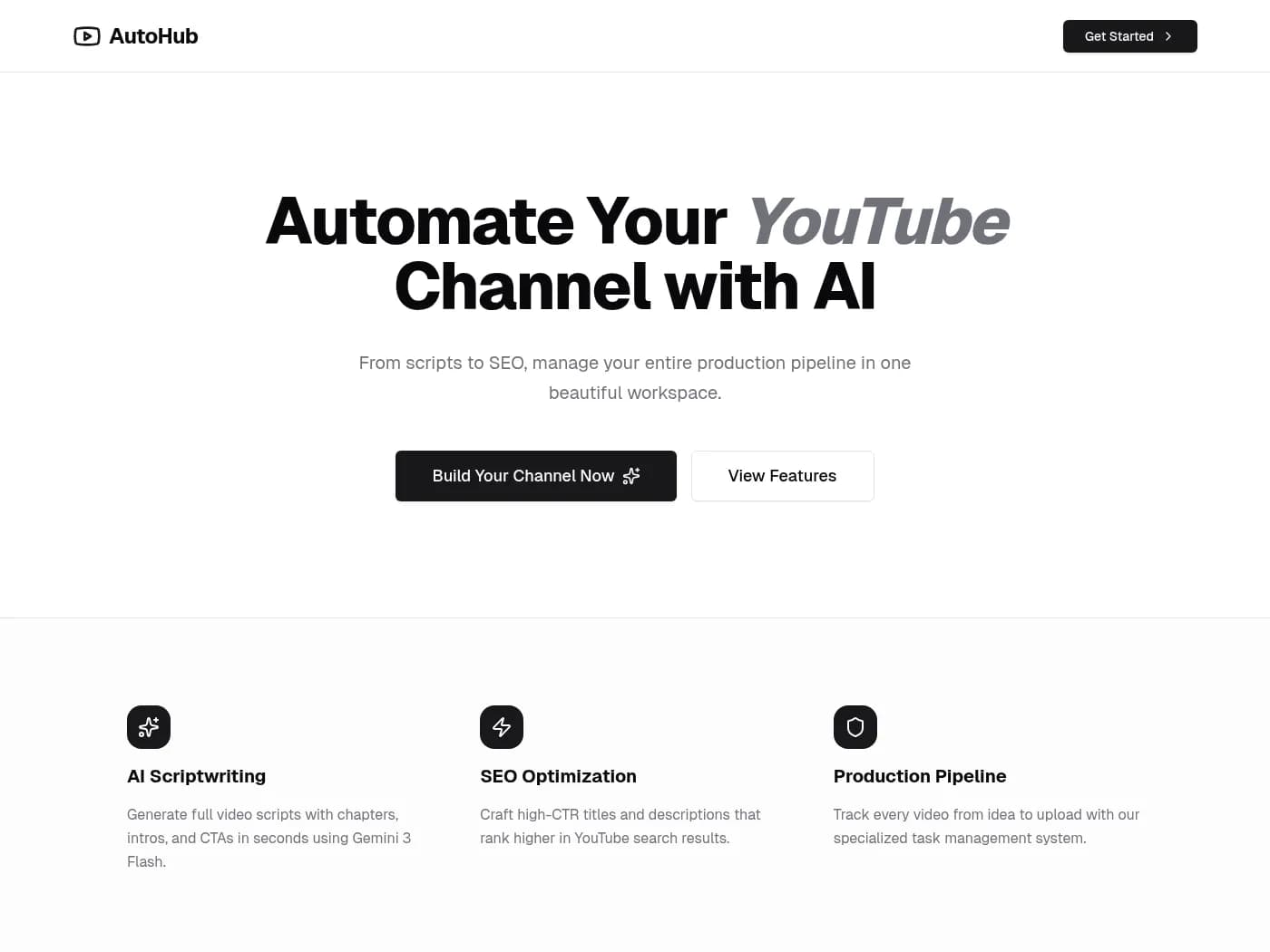 YouTube Automation Hub