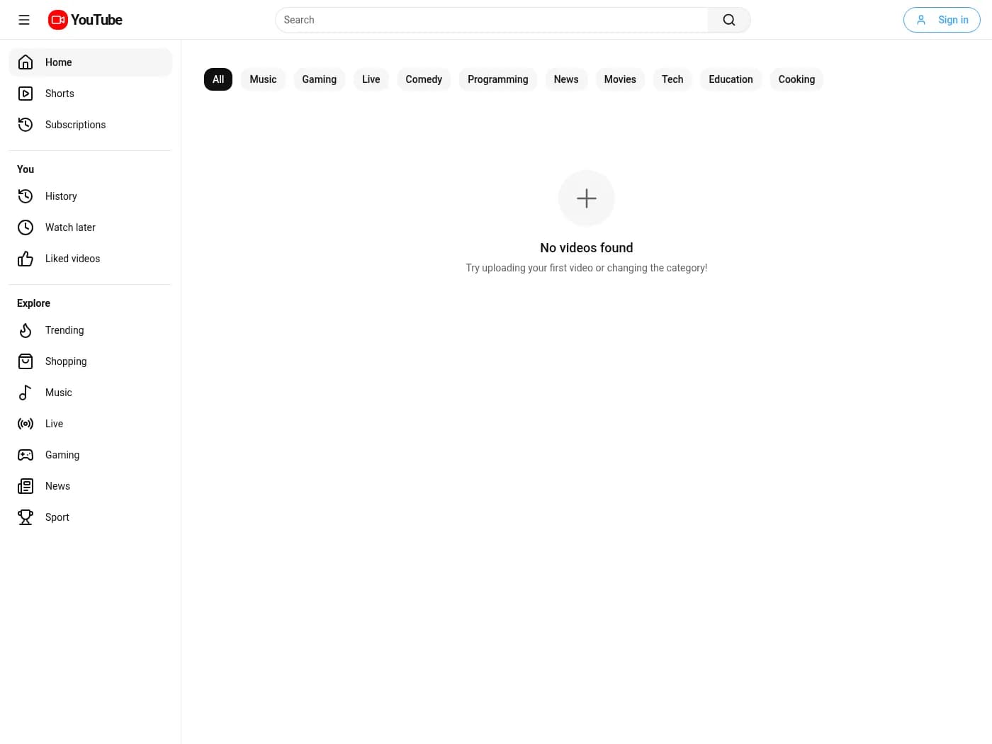 YouTube Clone
