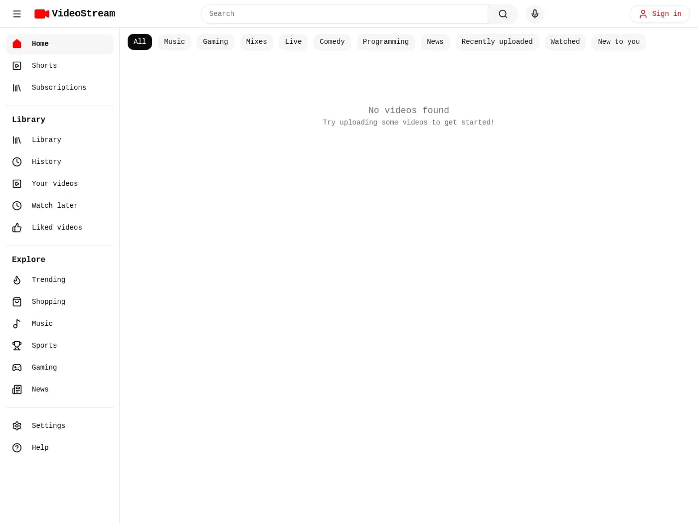 VideoStream Clone