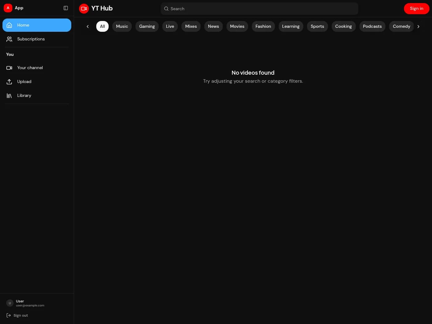 YT Hub