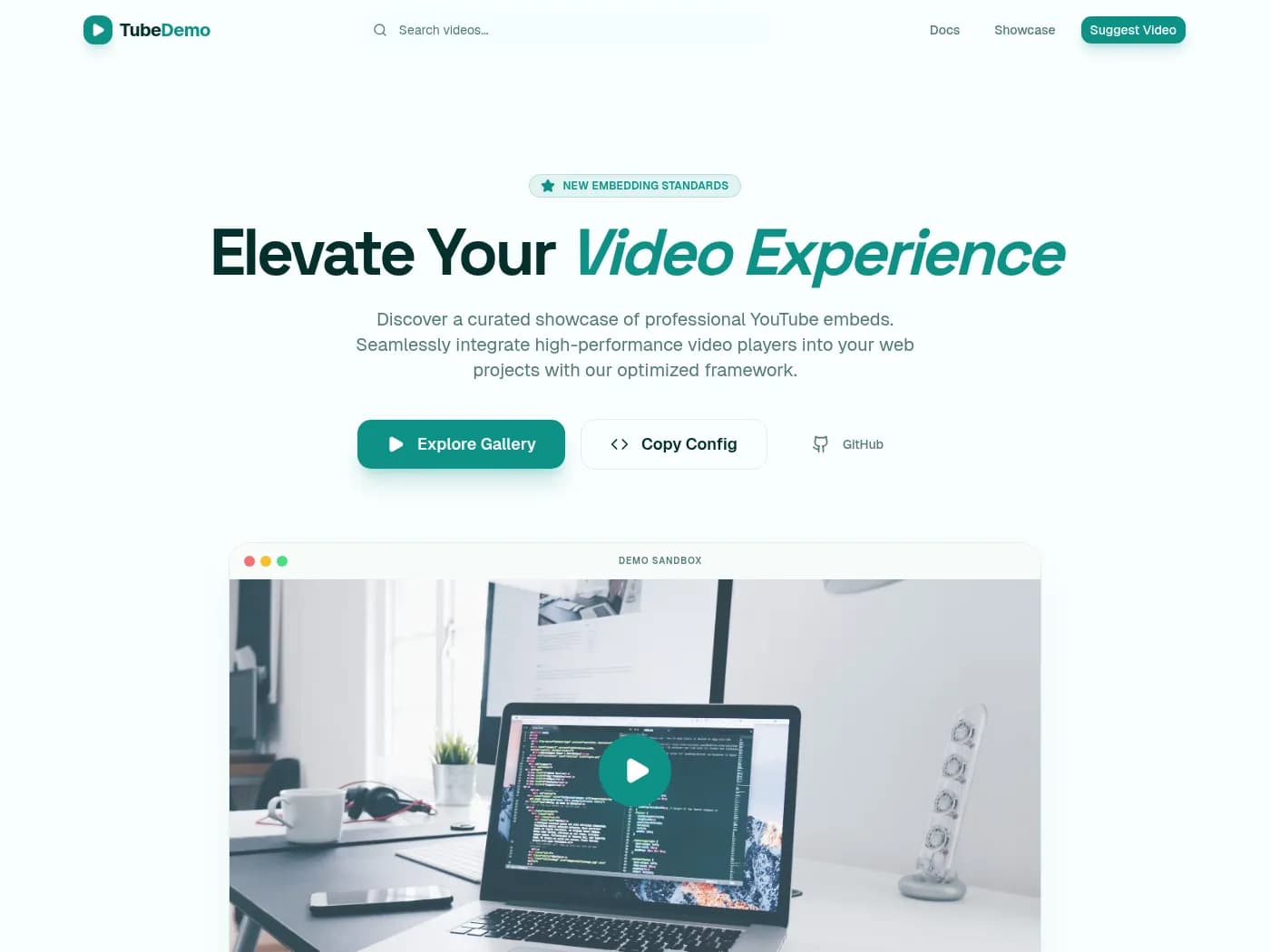 YouTube Embed Demo