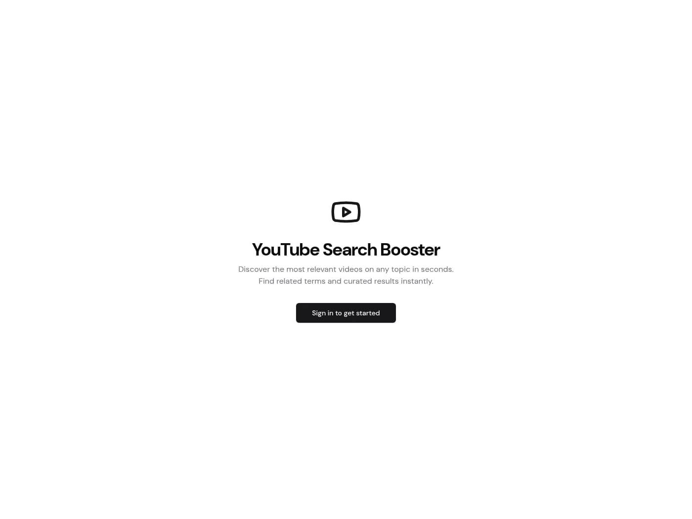 YouTube Search Booster