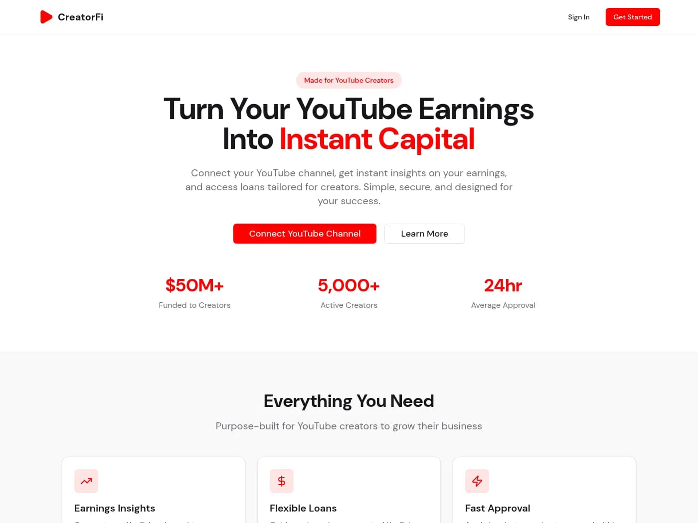 YouTube Loan App