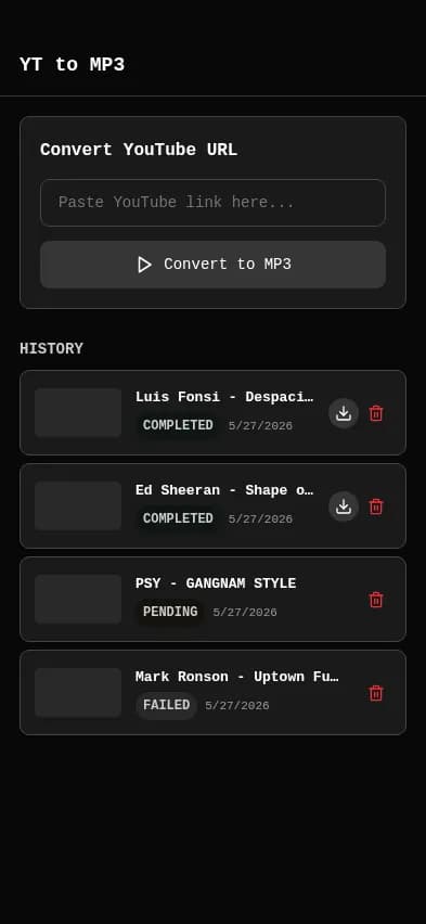 YouTube MP3 Converter