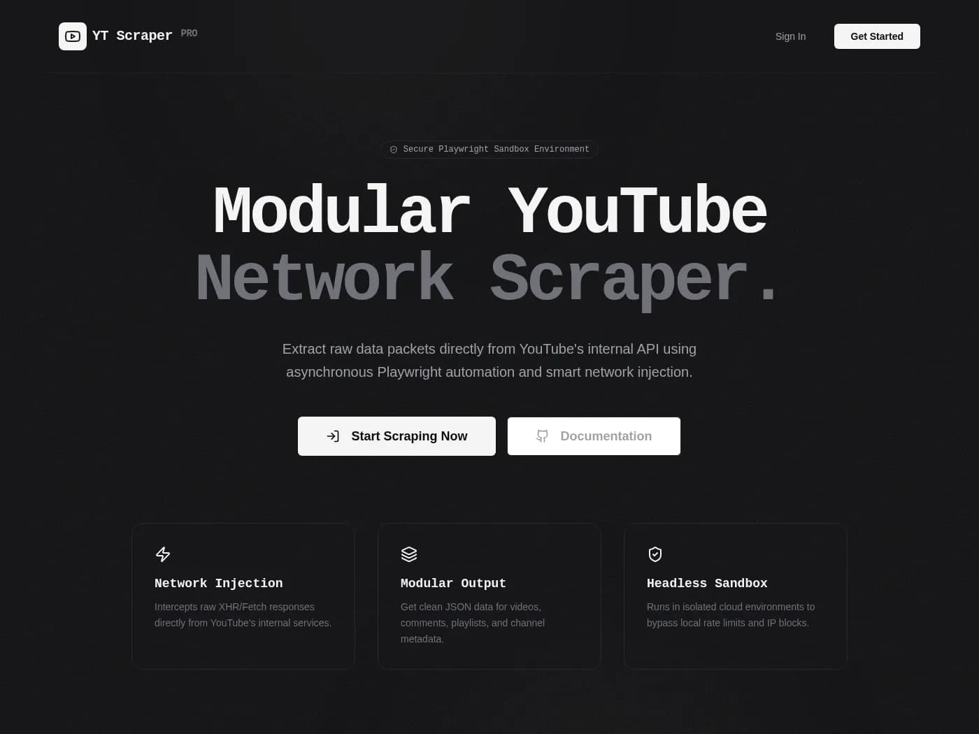 YouTube Scraper Pro