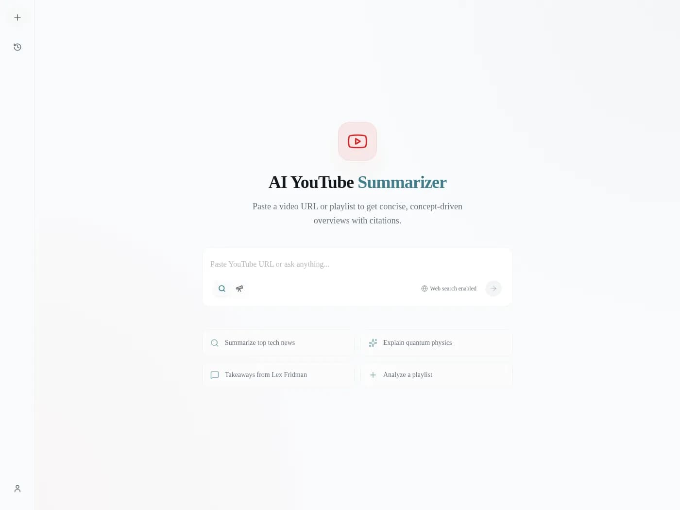 YouTube Summarizer AI