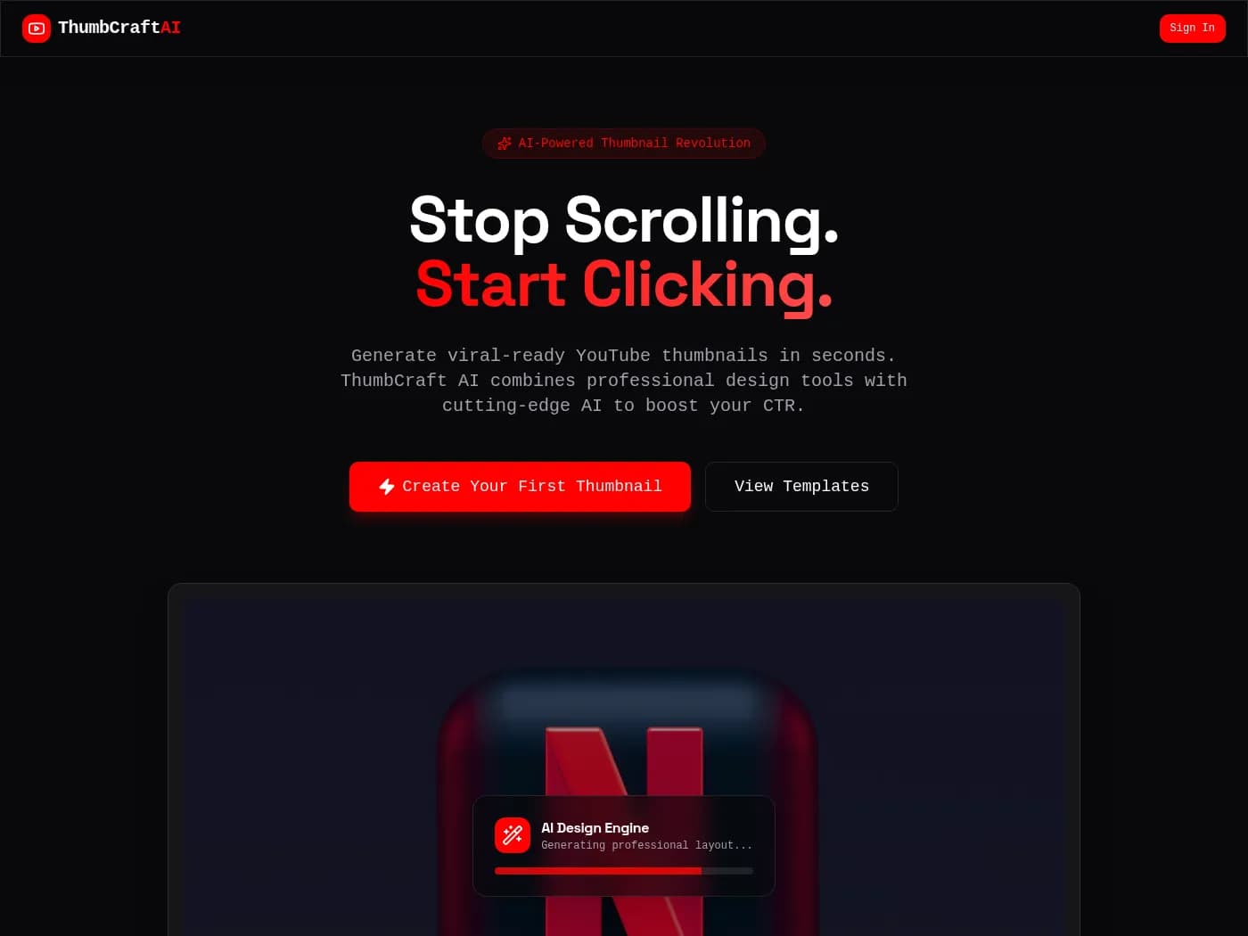 YouTube Thumbnail Generator