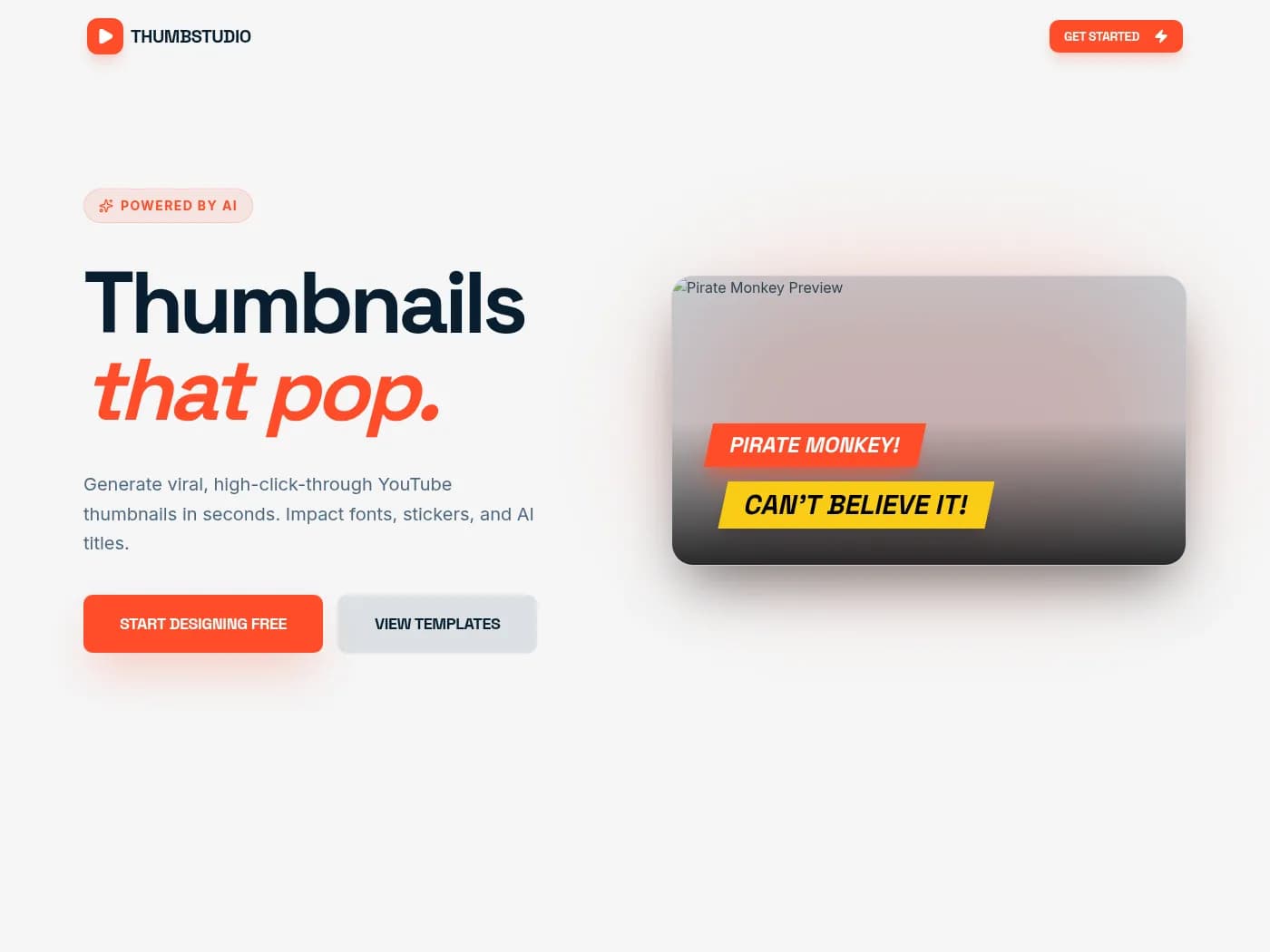YouTube Thumbnail Studio