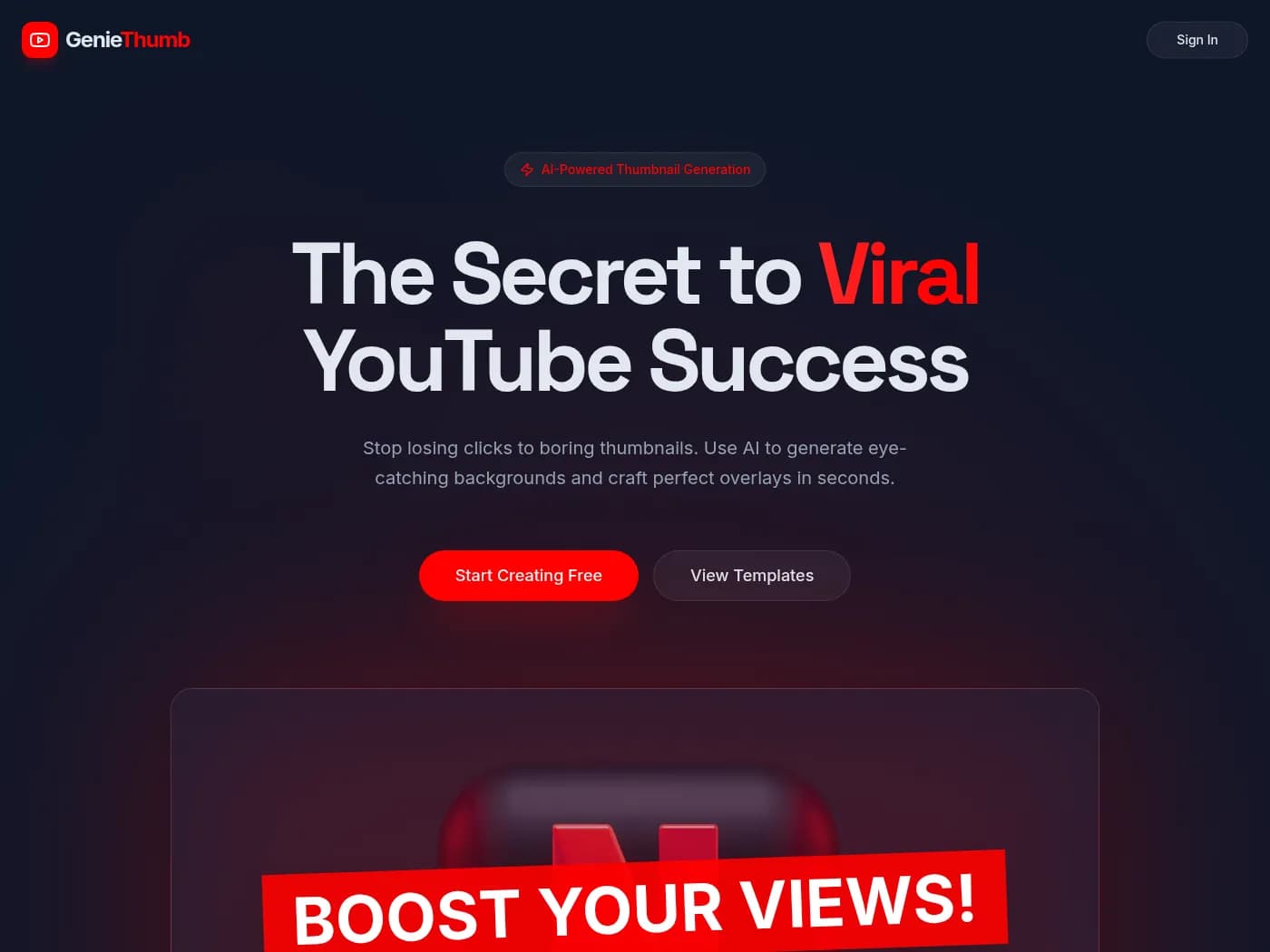 YouTube Thumbnail Genie