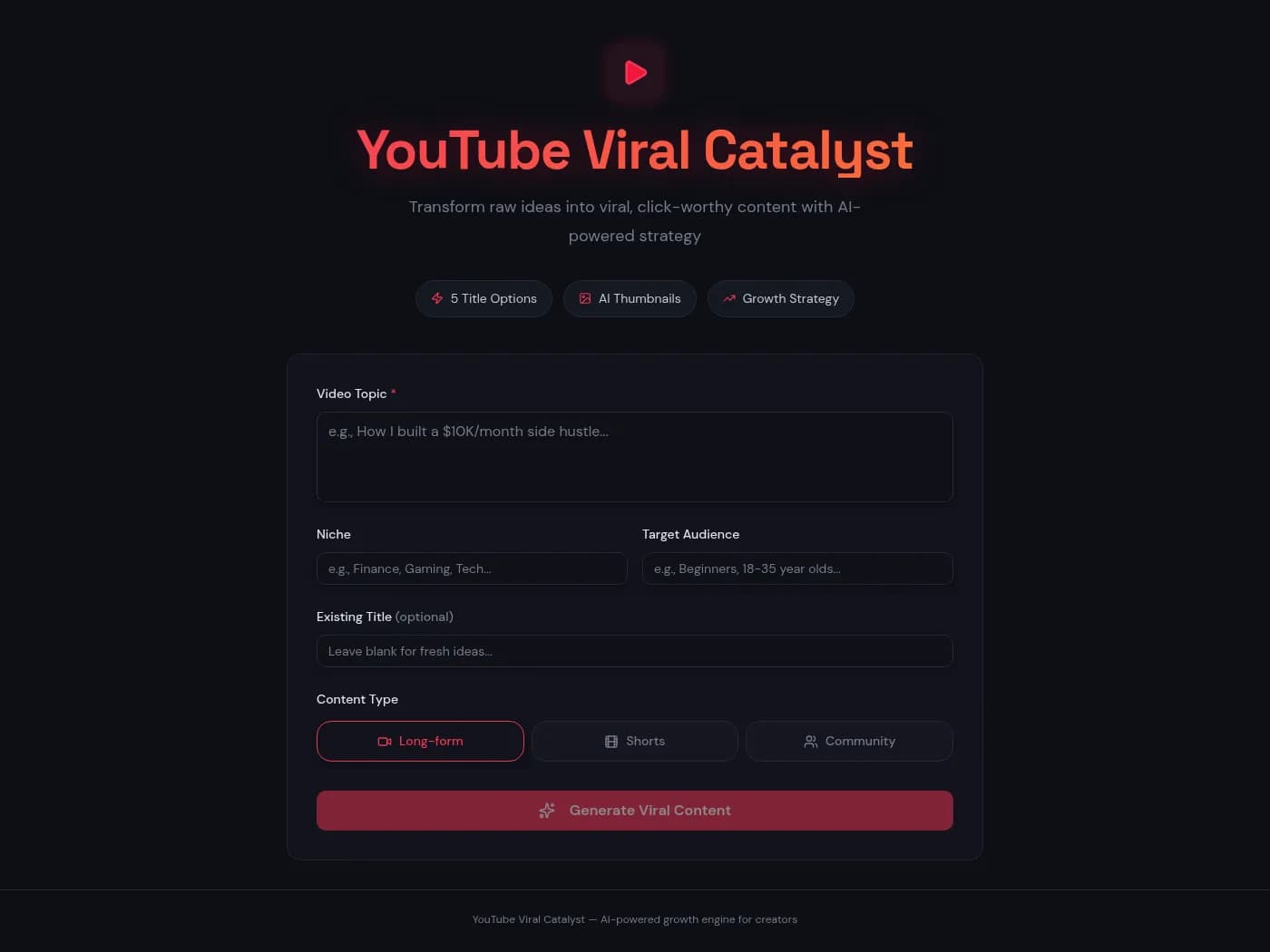YouTube Viral Catalyst