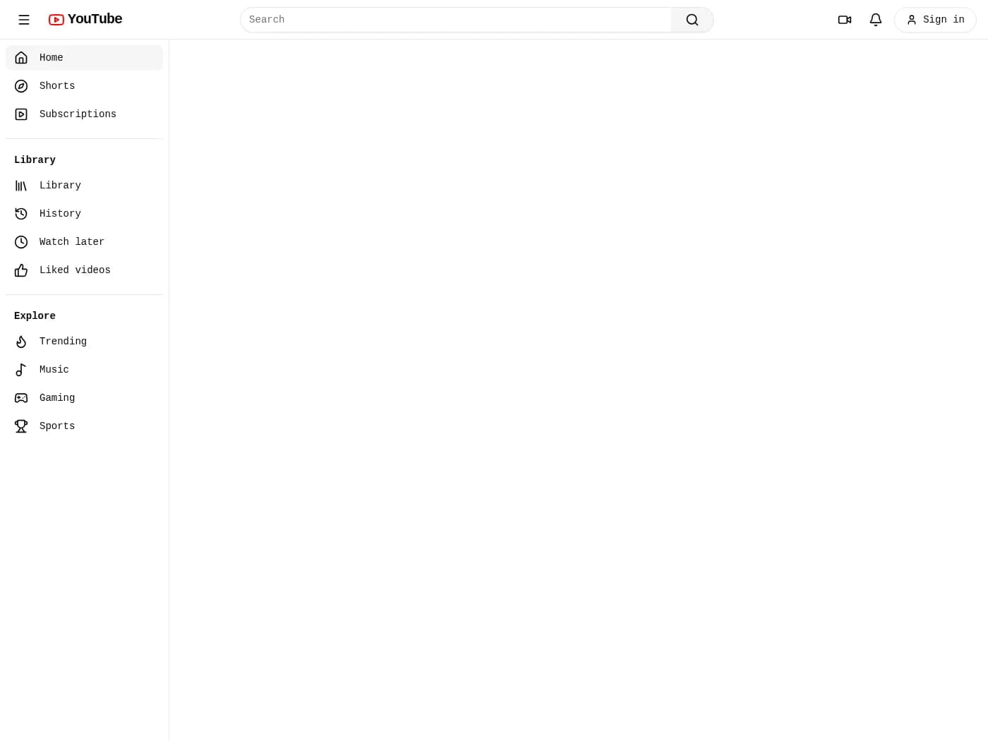 YouTube Explorer