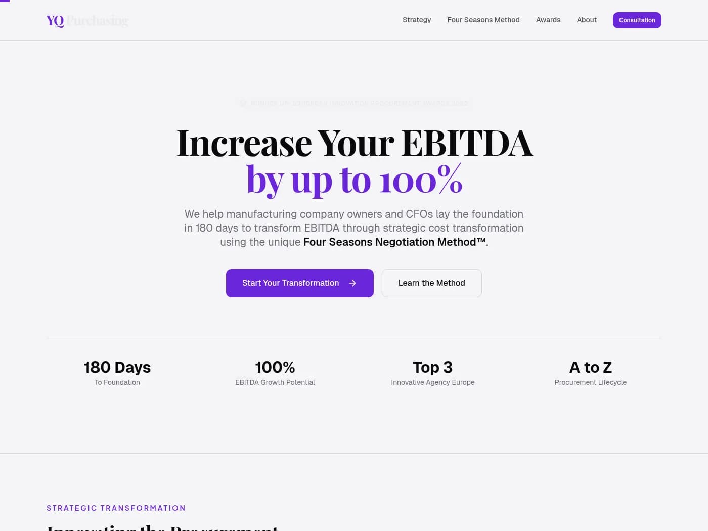 YQ Purchasing Pro Site