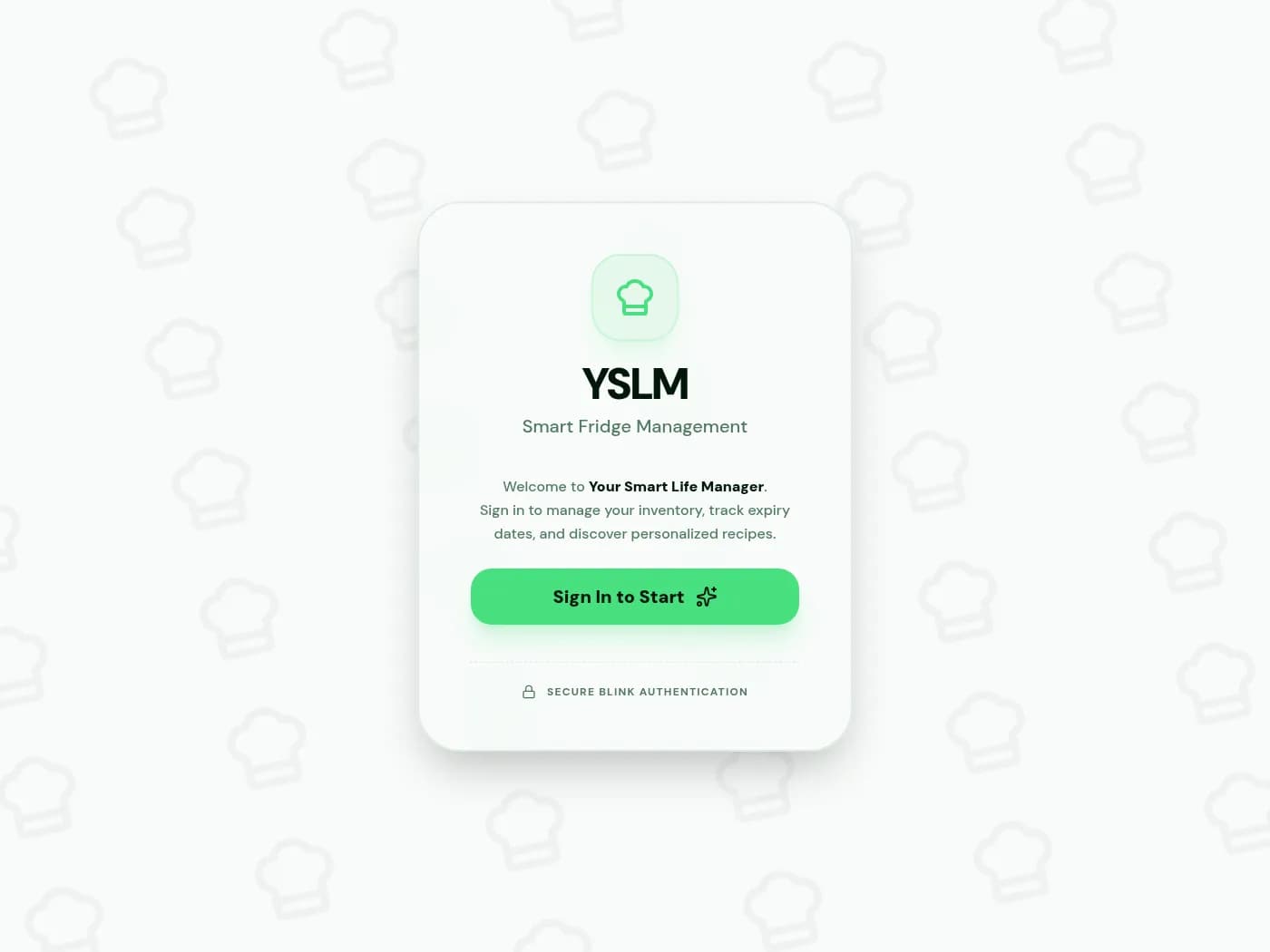 YSLM Smart Fridge Web