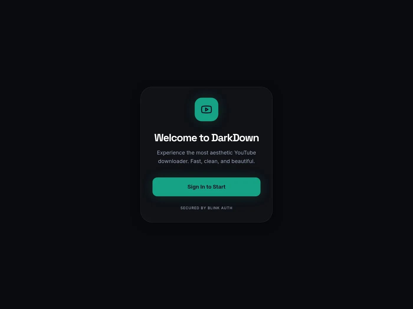 Aesthetic YT Downloader