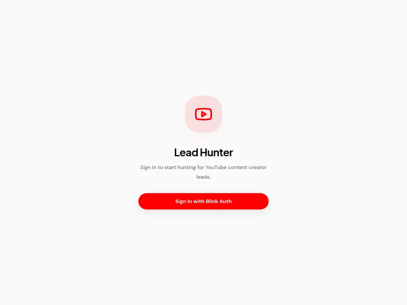 YouTube Lead Hunter