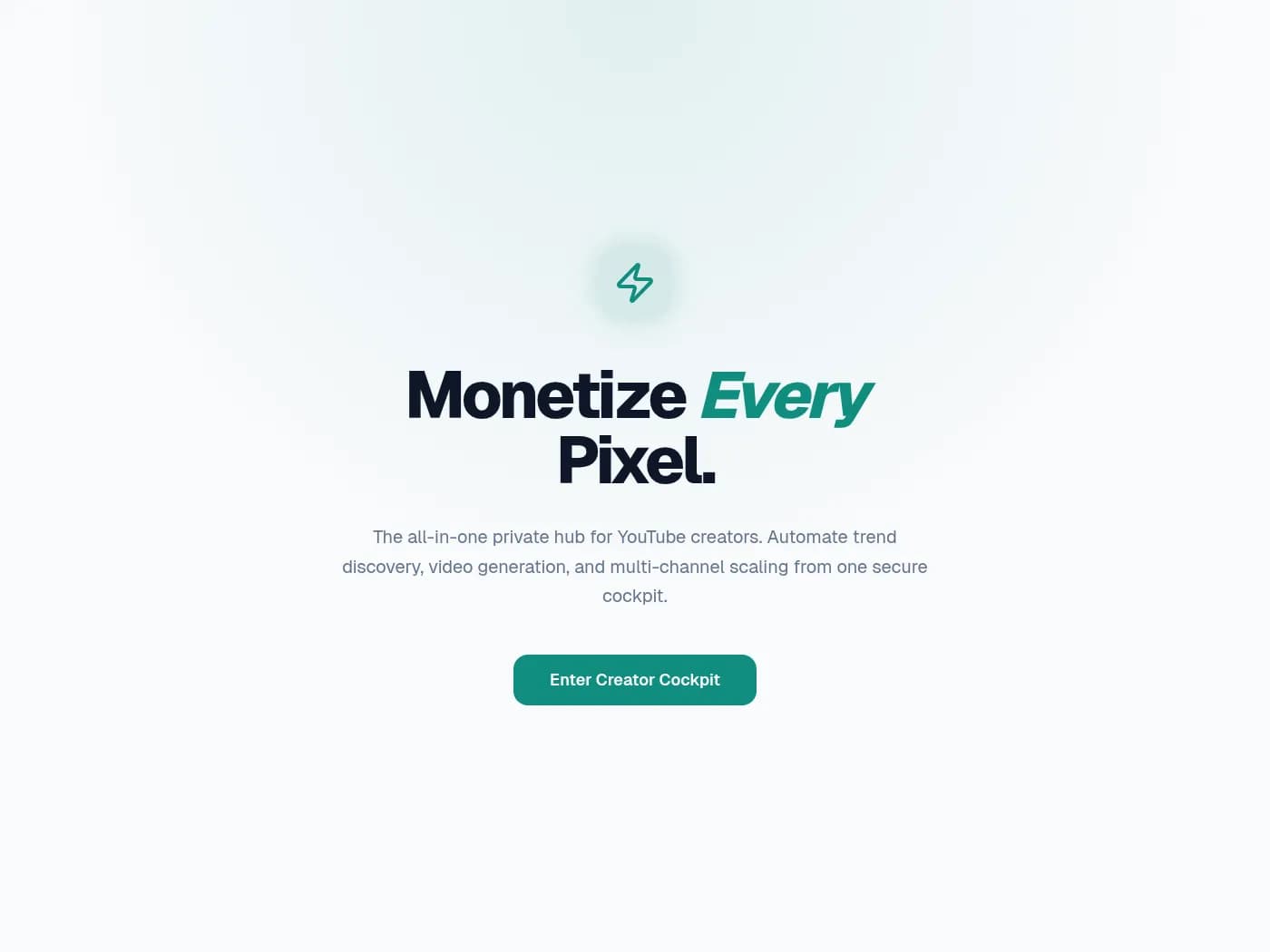 YouTube Monetize Hub