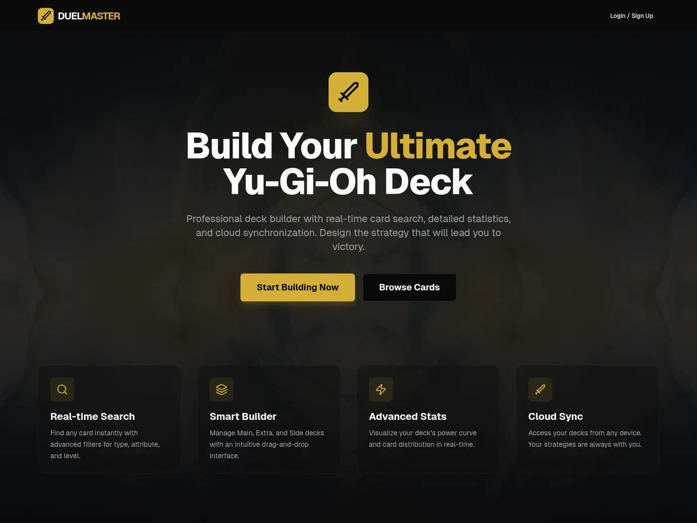 Yu-Gi-Oh Deck Builder