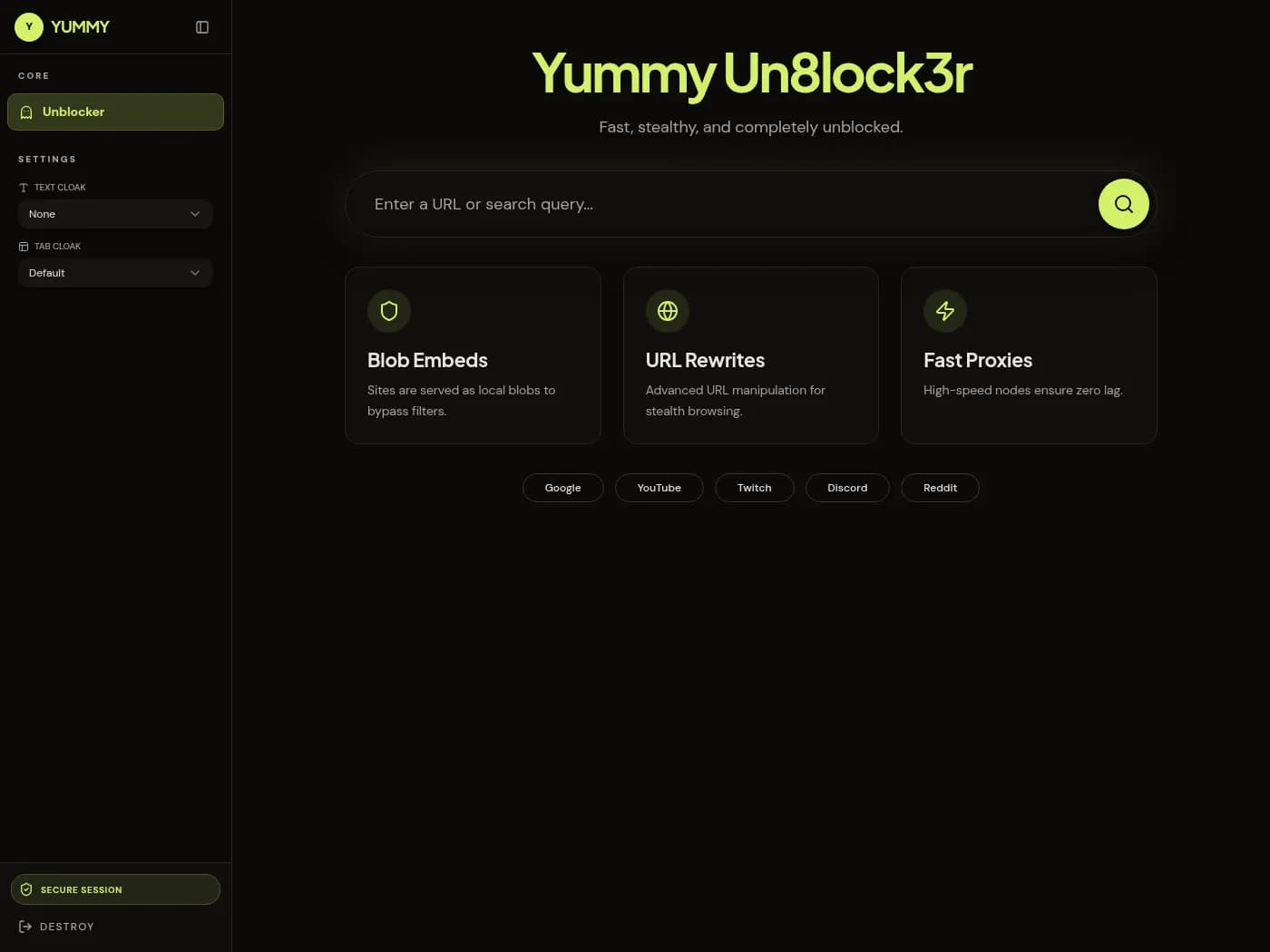 Yummy Un8lock3r