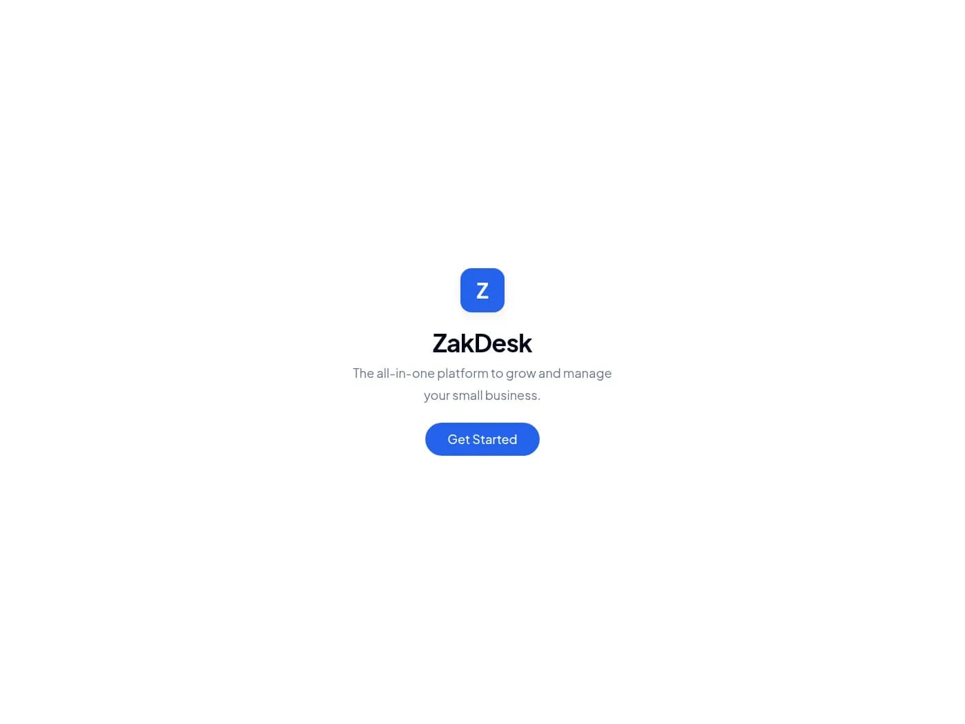 ZakDesk SaaS Platform