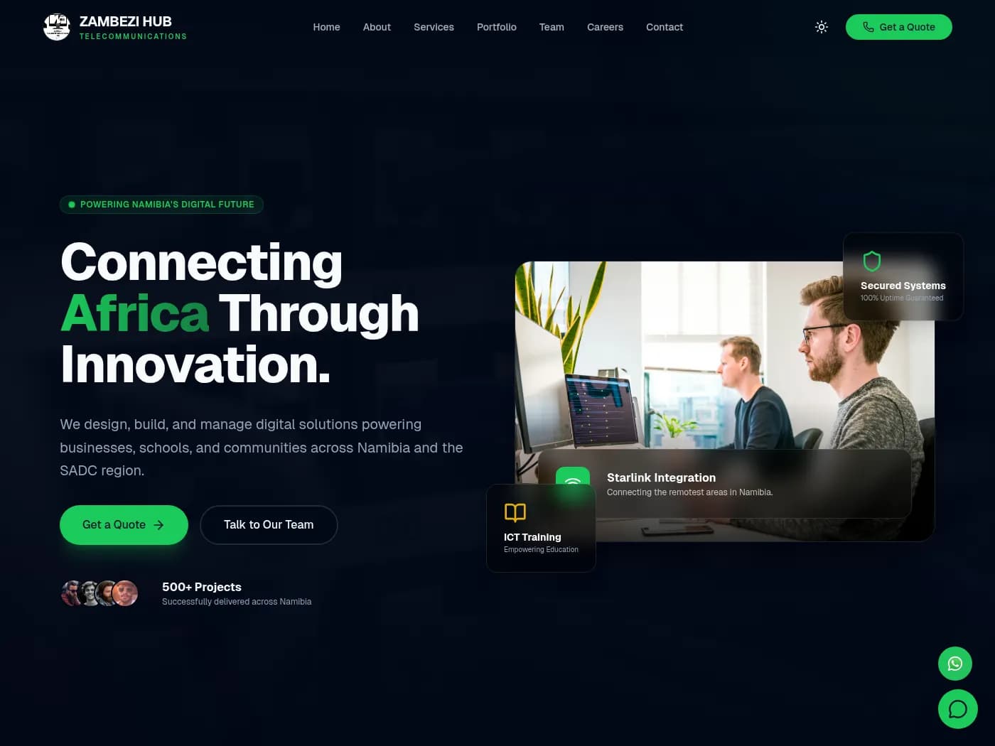 Zambezi Hub Website