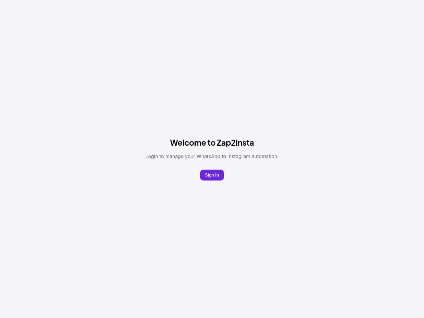 Zap2Insta Automation Hub