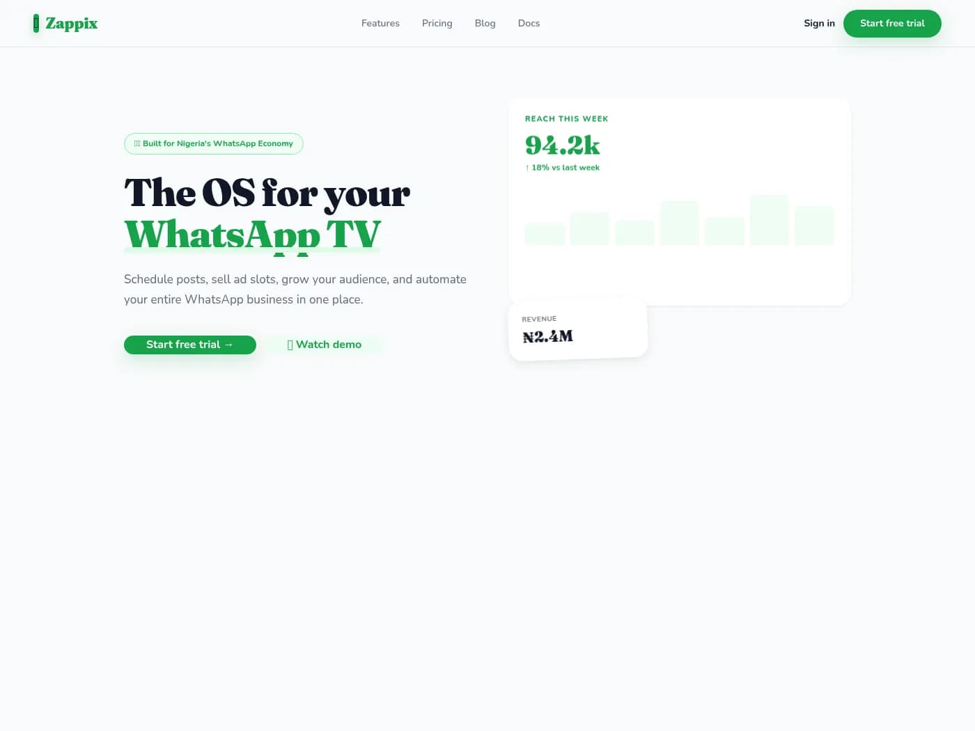 Zappix Web Portal