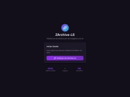 ZArchive-LS AI Chat
