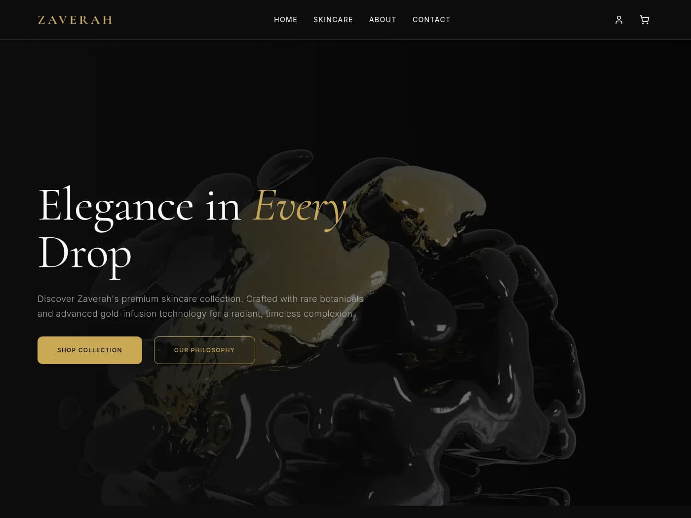 Zaverah Beauty Luxe Site