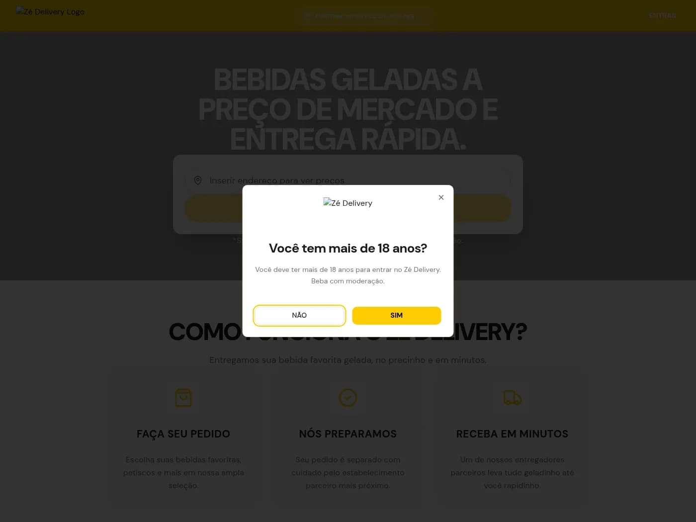 Zé Delivery Clone