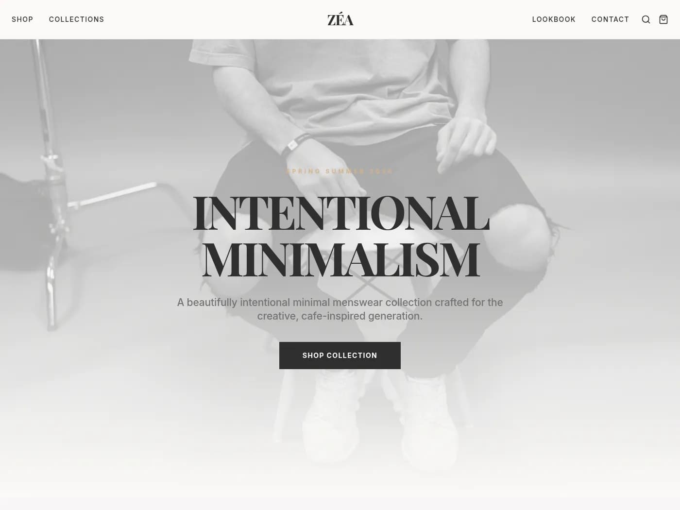 ZÉA Minimal Menswear Store
