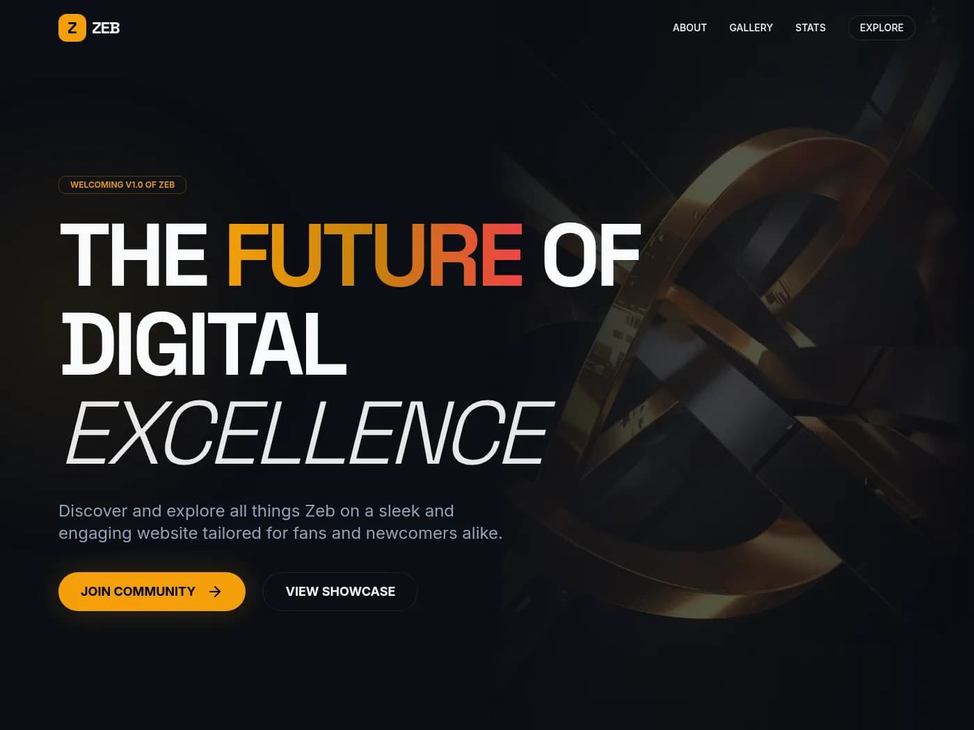 Zeb Showcase Site